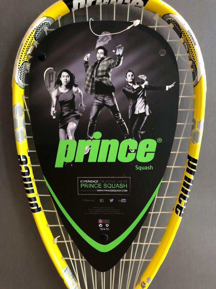Prince TF Rebel Lite Squash Racquet, Sports, Sports & Games Equipment ...