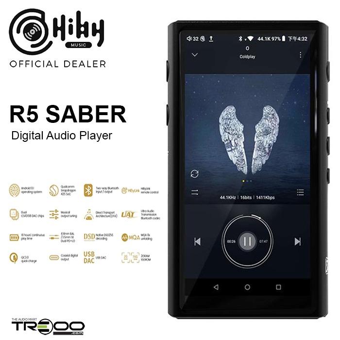 [EX-DEMO] HiBy R5 Saber Digital Audio Player, Audio, Other Audio Equipment on Carousell