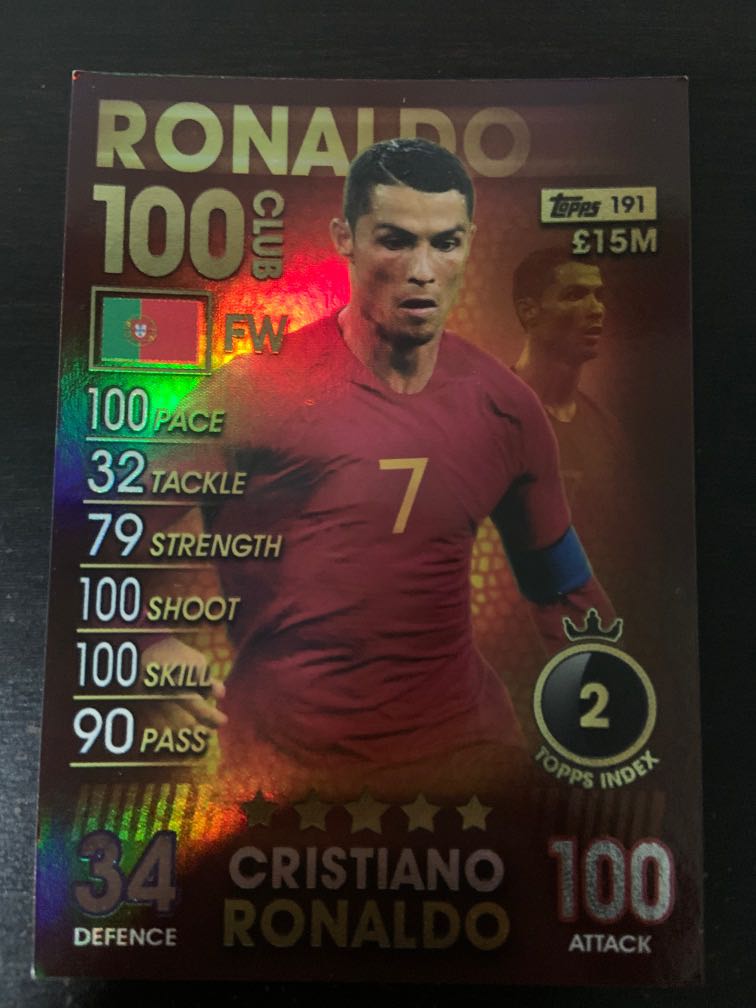 Ronaldo 100 Club ( Match Attax 101), Hobbies & Toys, Toys & Games on ...