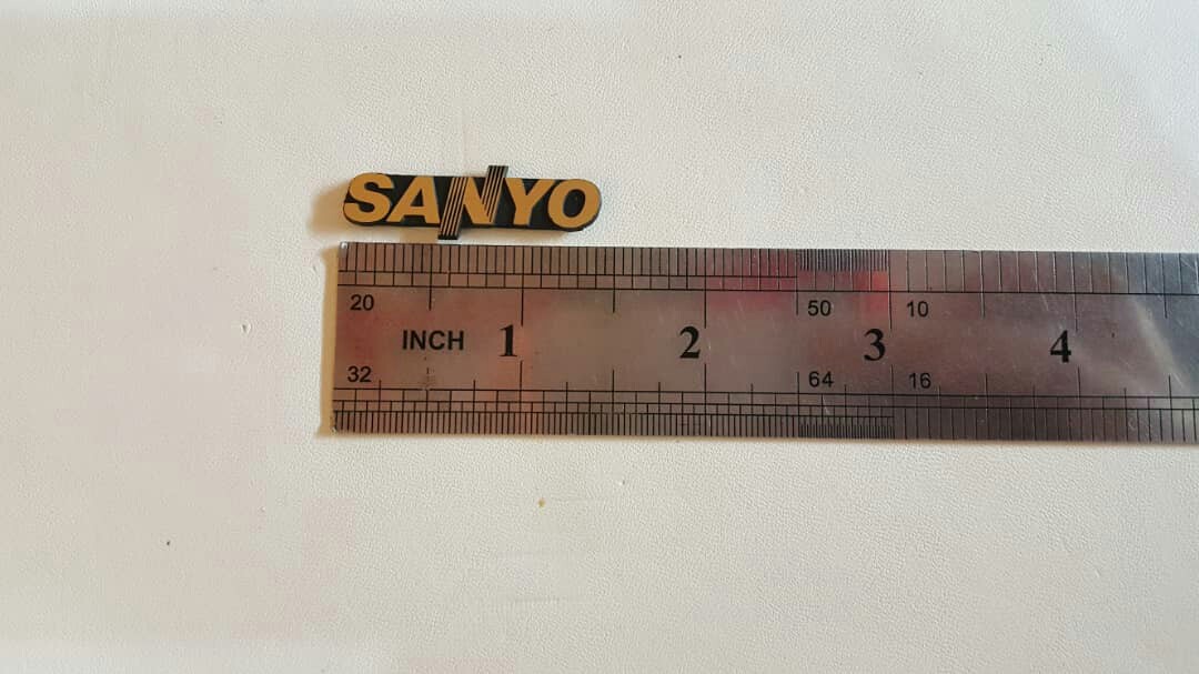 Sanyo Logo Emblem, TV & Home Appliances, TV & Entertainment, TV Parts ...