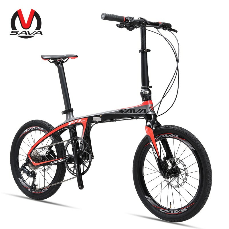 SAVA Z1 9 speed Carbon Folding bike 20" inch Ultralightweight, Bicycles ...