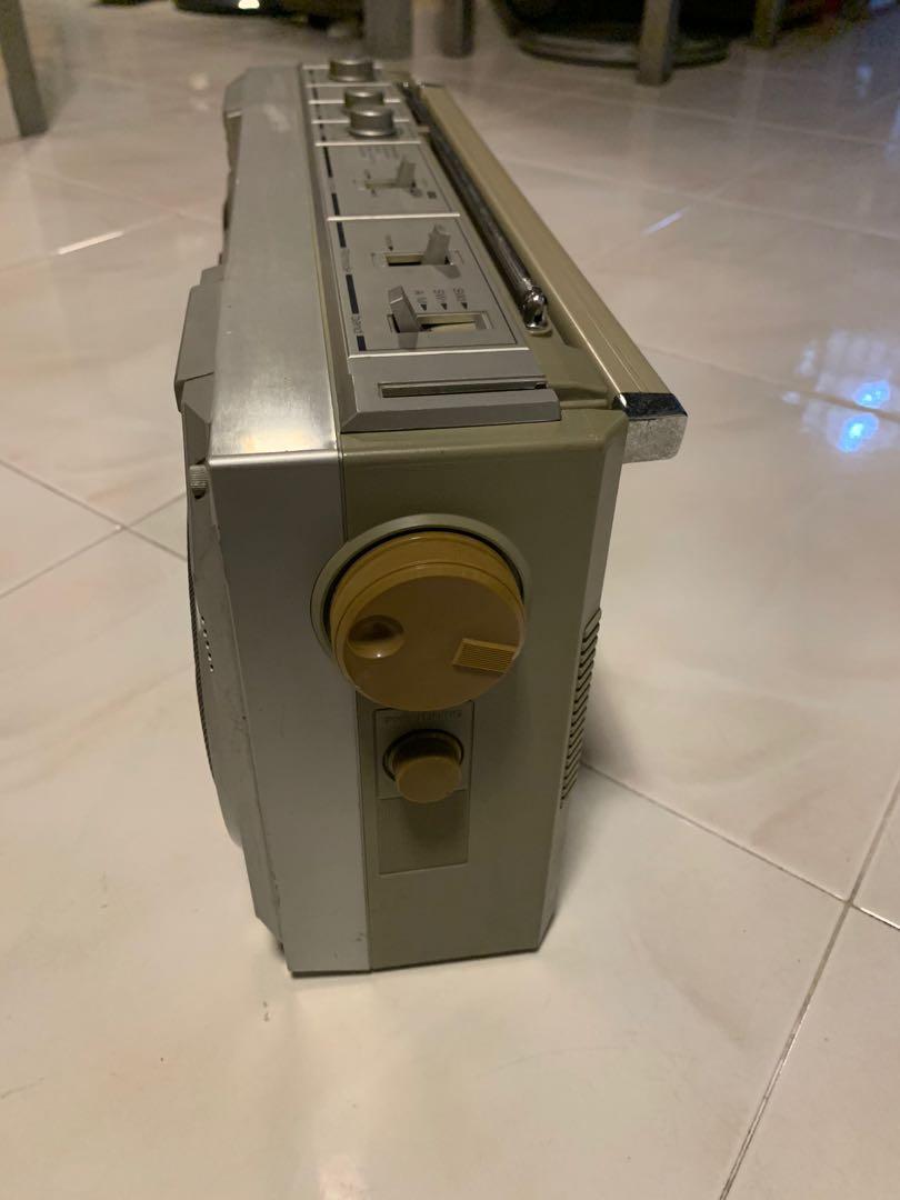 Boombox Sharp GF-7474 4 Band Radio Cassette Recorder, Audio, Portable ...