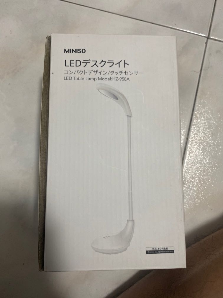 LED Table light lamp from miniso, Furniture & Home Living, Lighting ...