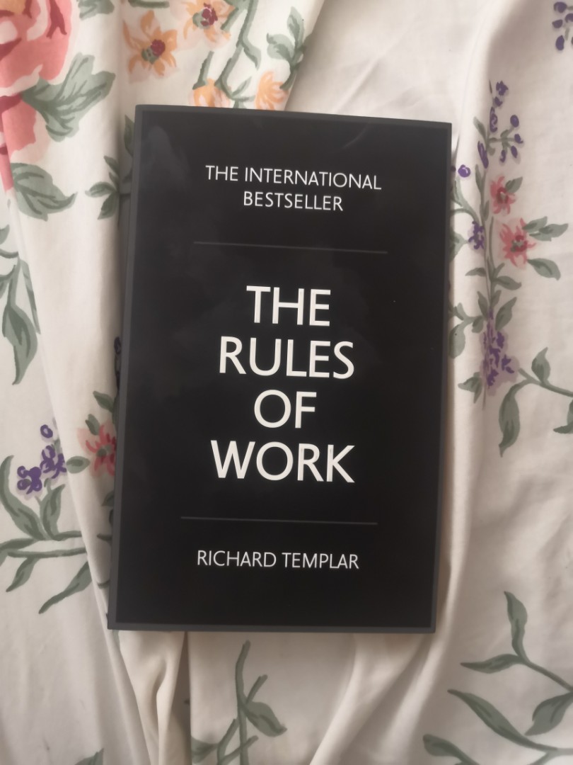 The Rules of Work by Richard Templar, Hobbies & Toys, Books & Magazines ...