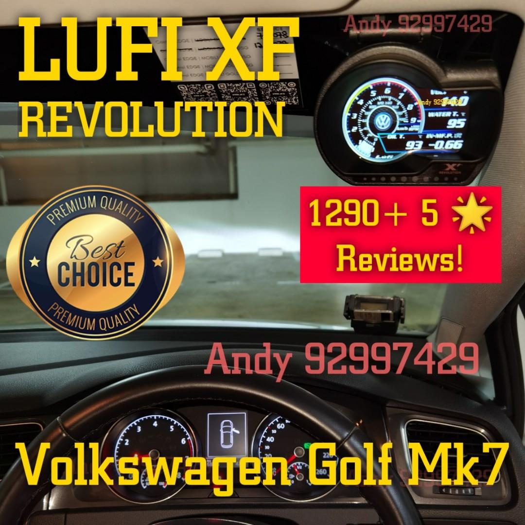 Volkswagen Golf Mk7 Lufi XF Revolution OBD OBD2 Display Gauge #lufi # ...