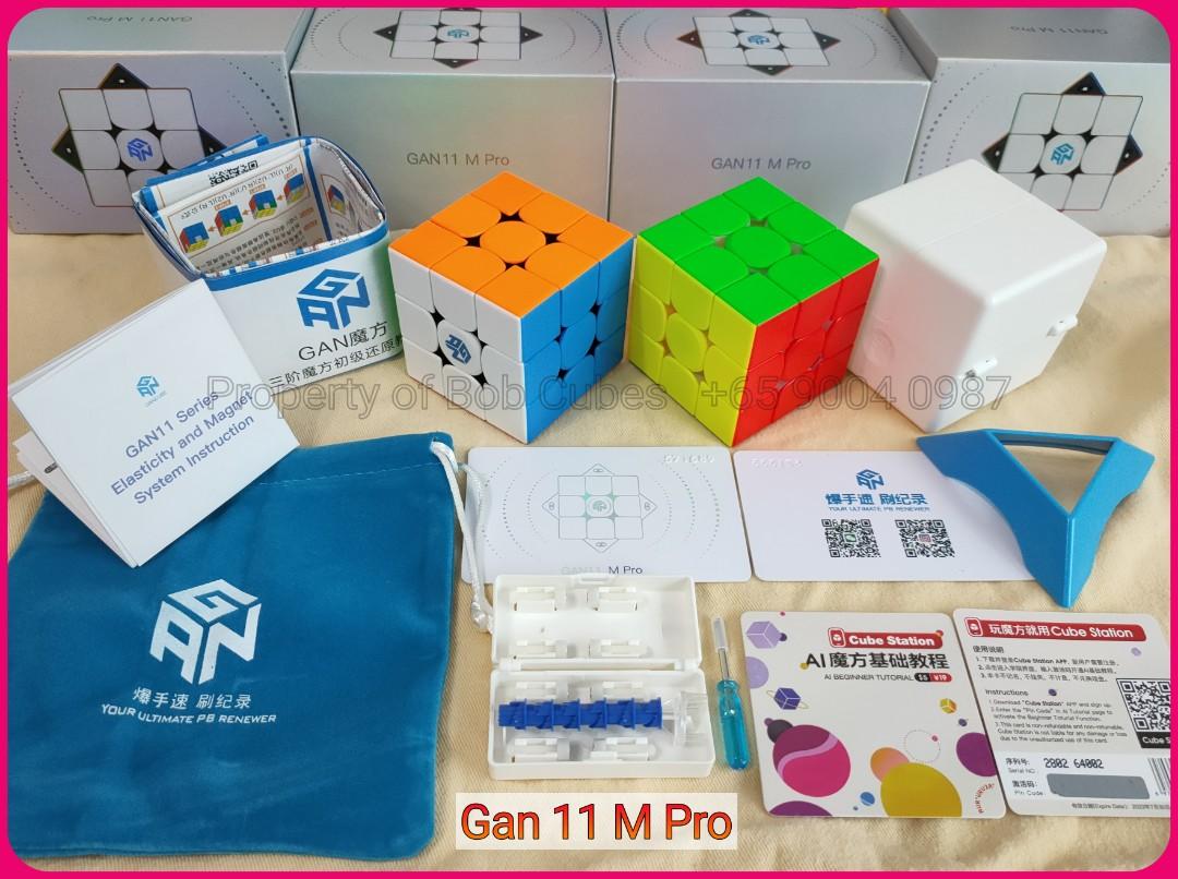 Gan 11 M Pro Frosted Stickerless (Gan 3x3 Rubiks cube), Hobbies & Toys ...