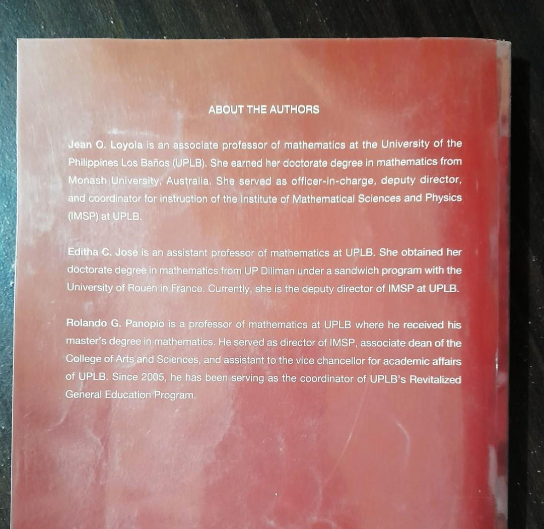 A Worktext in Analytic Geometry & Calculus II (UP Worktext), Hobbies ...