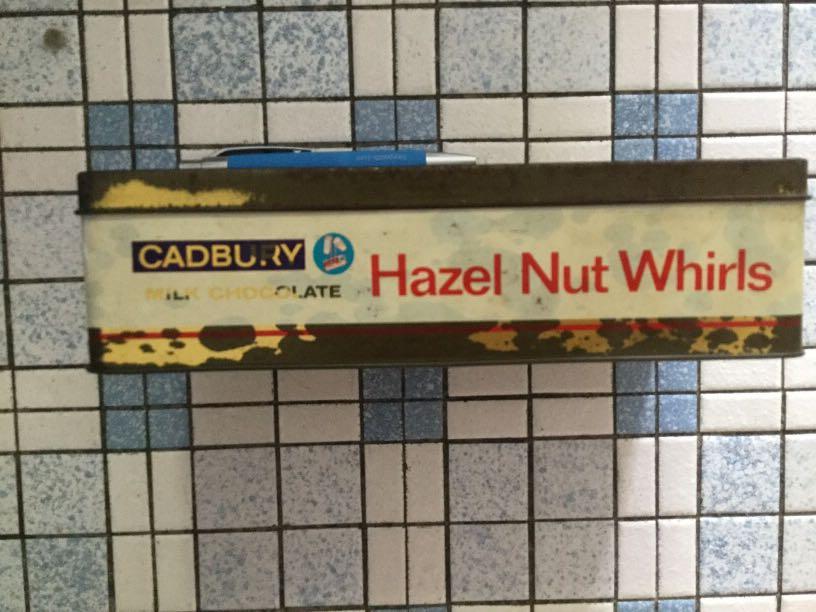Antique Vintage Cadbury Hazelnut Whirl Tin, Furniture, Home Decor ...