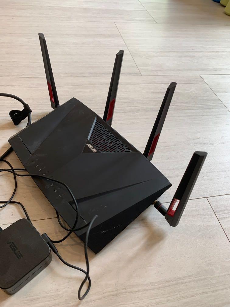 Asus RT-AC88U Router AC3100, Computers & Tech, Parts & Accessories ...
