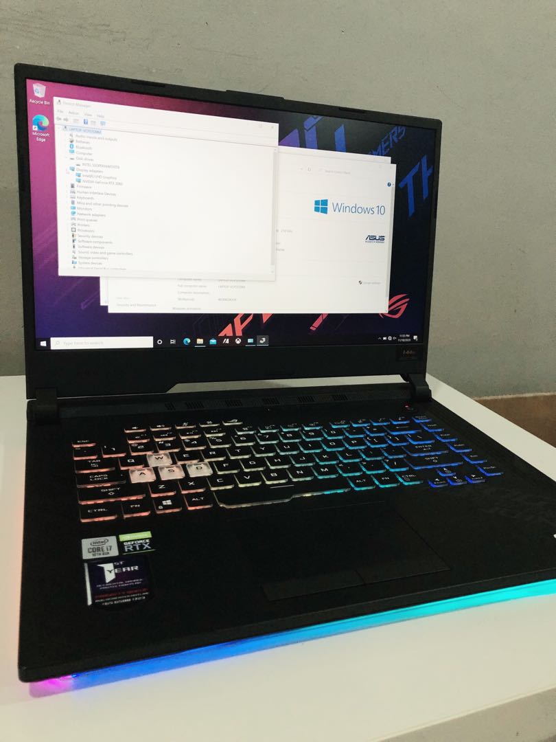 Asus Strix ROG G512L Gaming Laptop i7 10th gen with RTX 2060 144hz ...