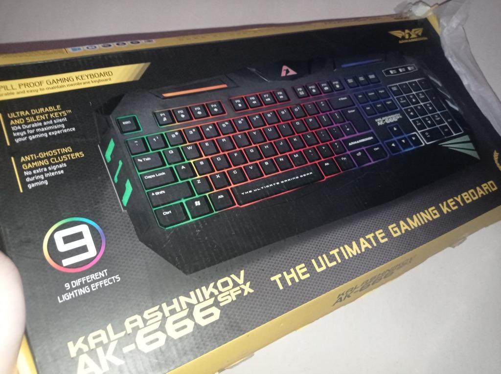 BRAND NEW Budget Gaming ARMAGEDDON FANTECH AK-666 Keyboard - Water ...