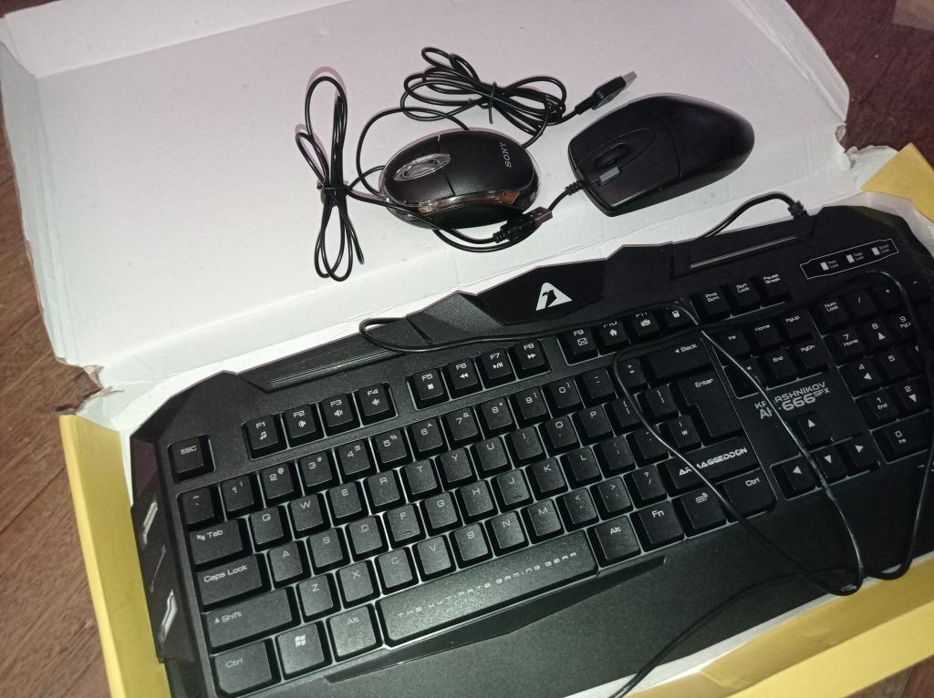 BRAND NEW Budget Gaming ARMAGEDDON FANTECH AK-666 Keyboard - Water ...