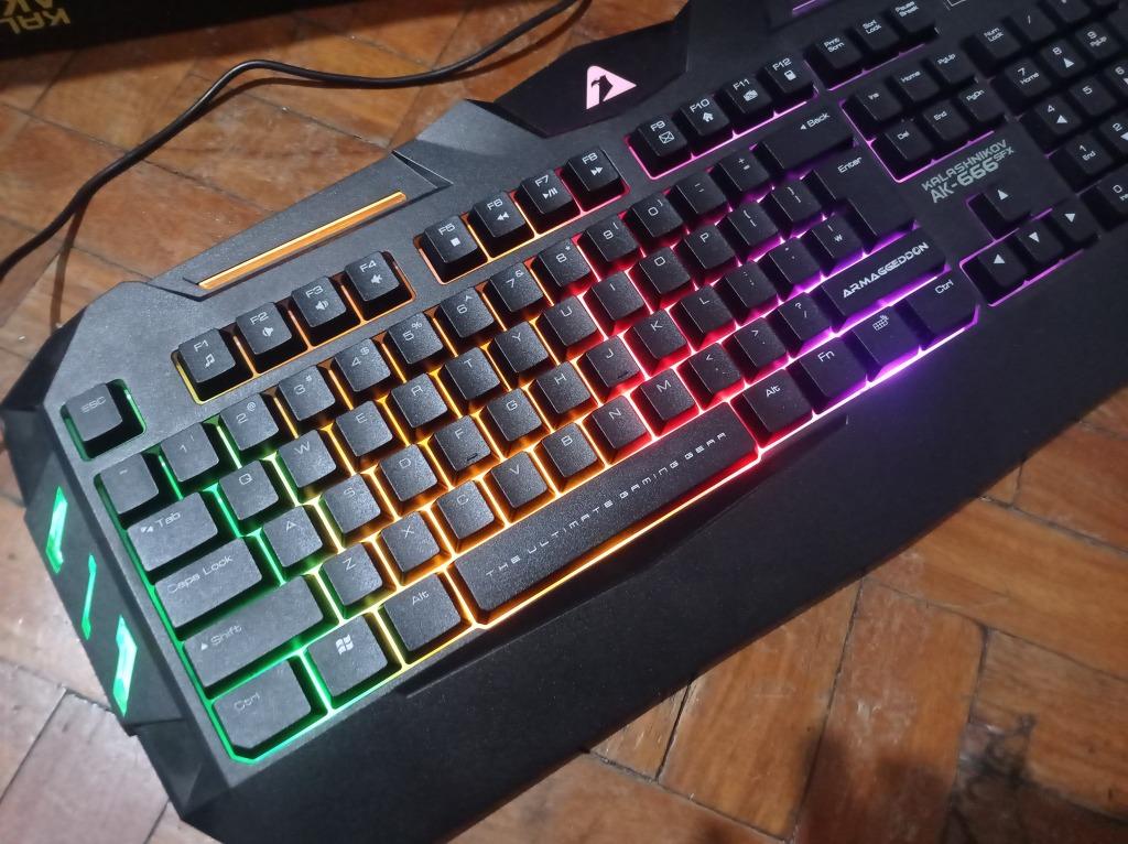 BRAND NEW Budget Gaming ARMAGEDDON FANTECH AK-666 Keyboard - Water ...