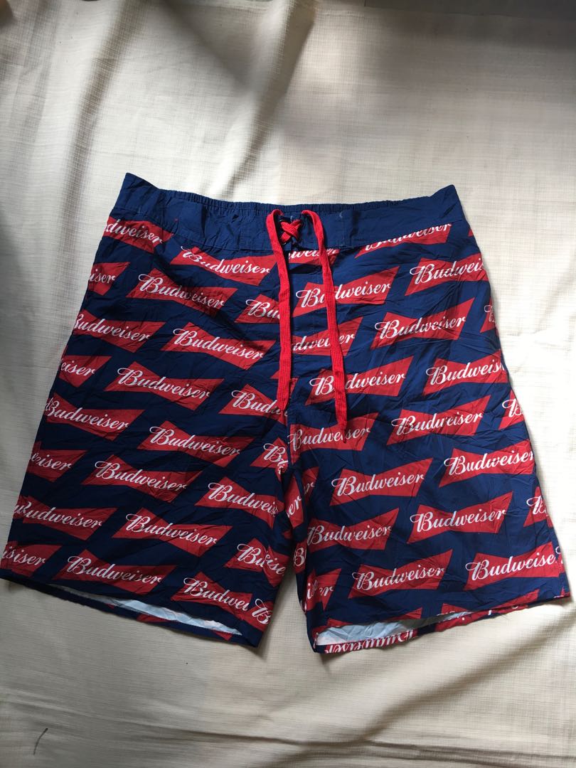 BUDWEISER OVER ALL PRINT, Men's Fashion, Bottoms, Swim Trunks & Board ...