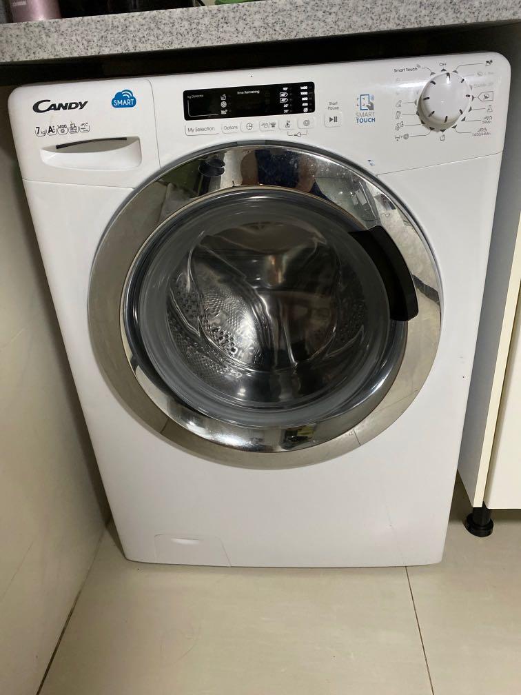 Candy Front Load Washing Machine 7kg, TV & Home Appliances, Washing ...