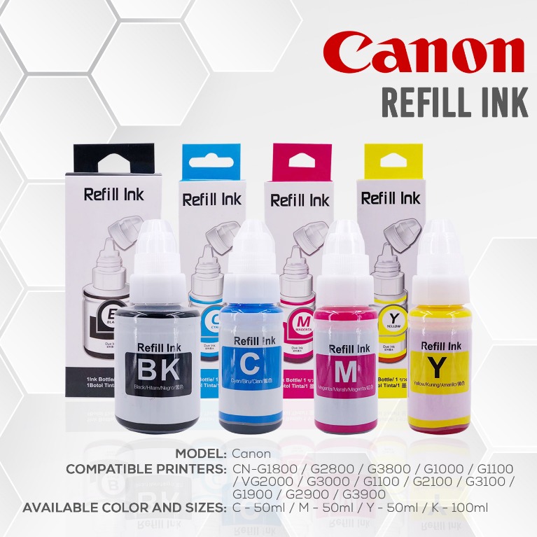 Canon Refill Ink (GC890), Computers & Tech, Printers, Scanners ...