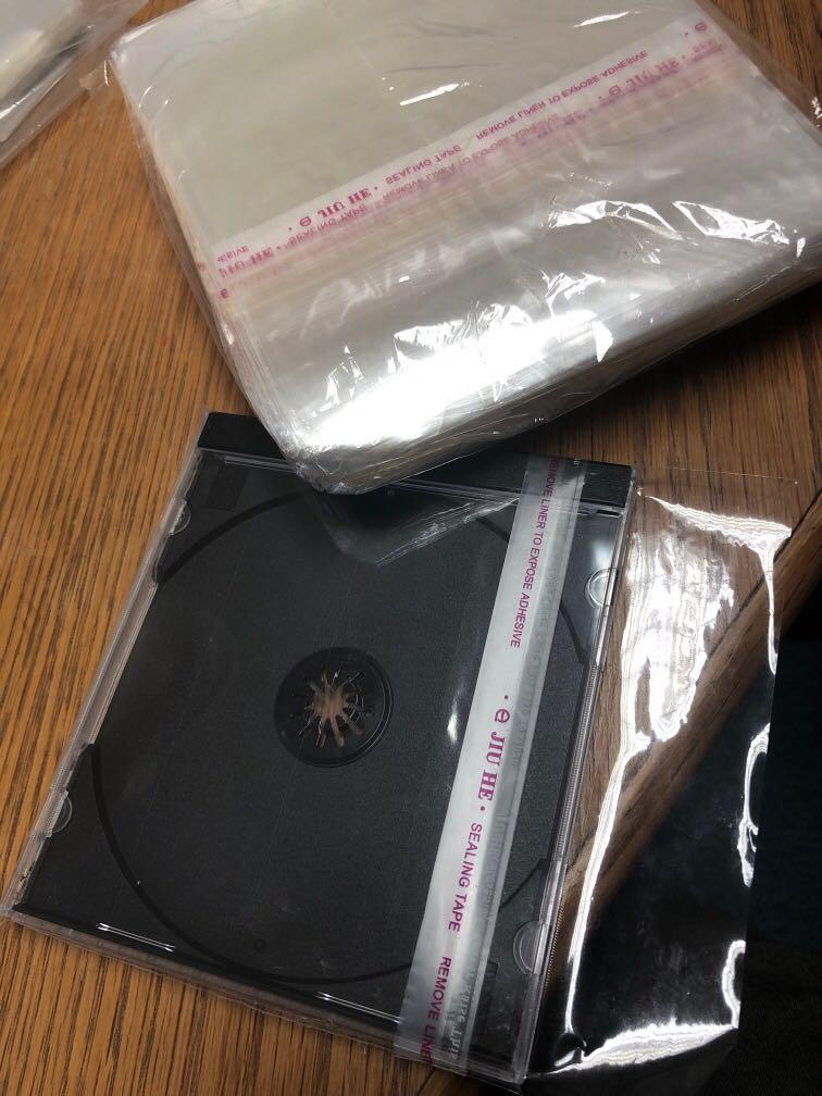 CD ,DVD resealable OPP wrapper, Hobbies & Toys, Music & Media, CDs ...