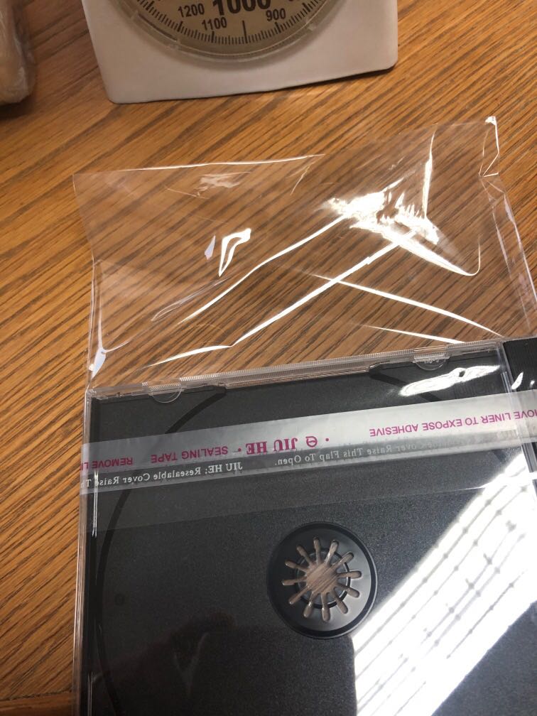 CD ,DVD resealable OPP wrapper, Hobbies & Toys, Music & Media, CDs & DVDs on Carousell