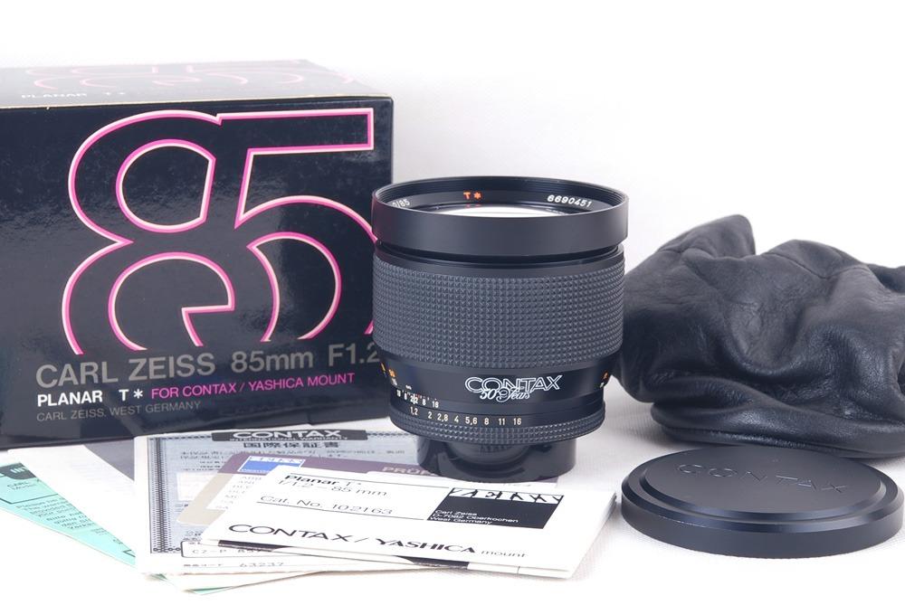 CONTAX ZEISS PLANAR 85mm F/1.2 YC口 AEG 50周年紀念品 覆蓋GFX-50S, 攝影器材, 鏡頭及裝備 ...