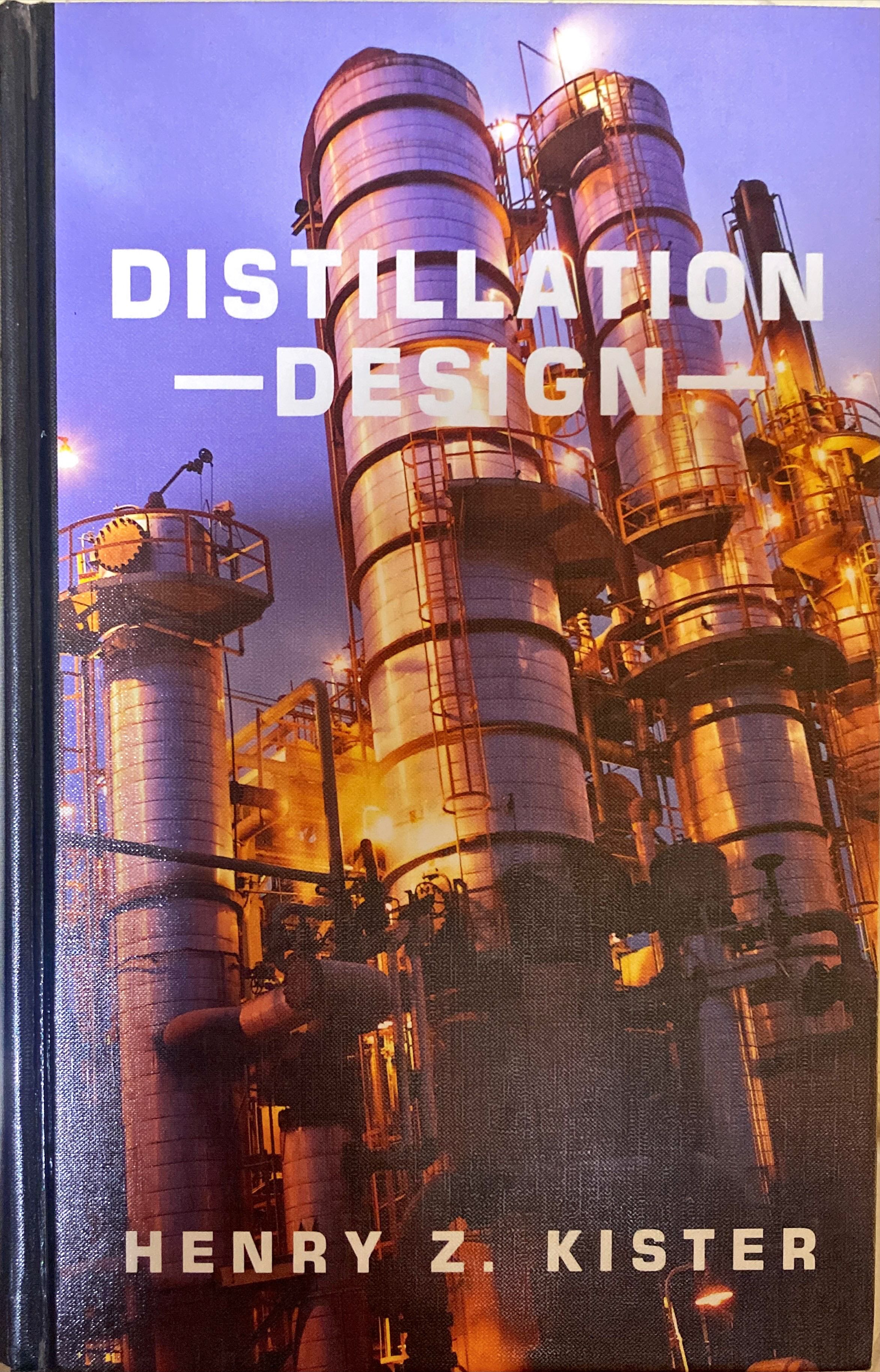 Distillation Design (Kister), Computers & Tech, Office & Business ...