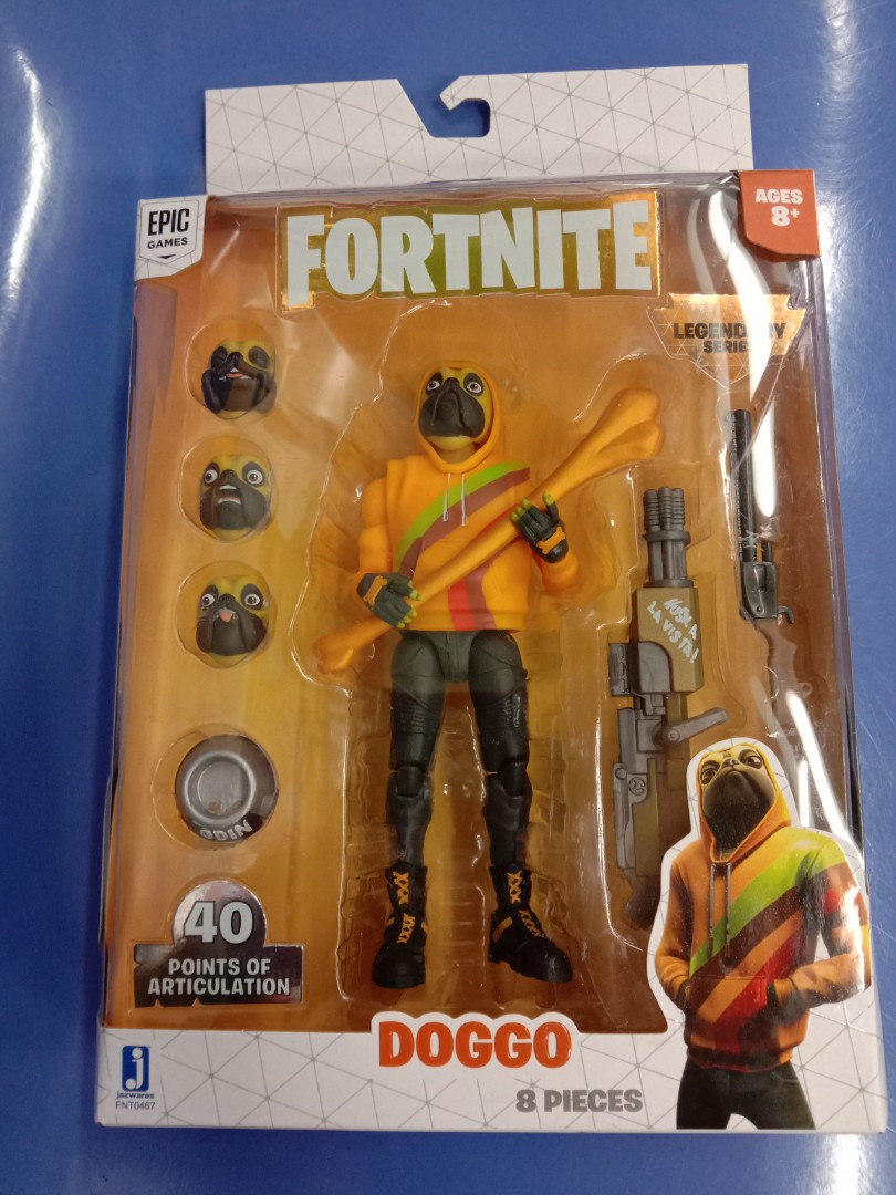 Fortnite Doggo 7" 8 Pieces Epic Game 40 Point Of Articulation $45 (Pic ...