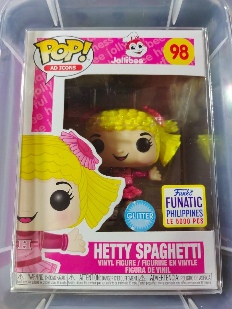 Hetty Glitter Spaghetti Funko Pop Jollibee, Hobbies & Toys, Toys ...