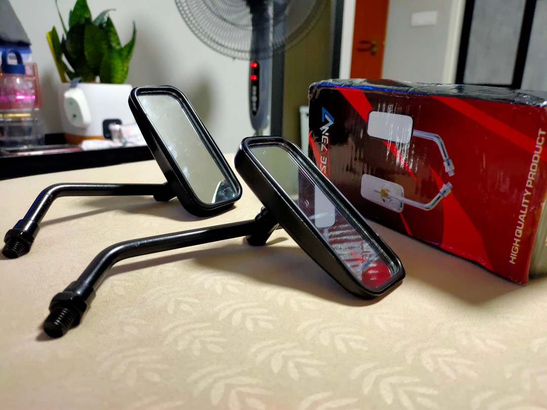 Honda retro side mirror, Motorcycles, Motorcycle Accessories on Carousell