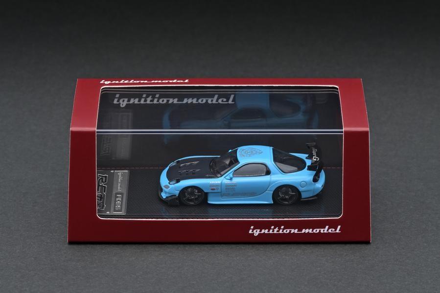 Ignition model IG1949 1/64 Scale Mazda RX-7 (FD3S) RE Amemiya Light Blue, 興趣及遊戲, 收藏品及紀念品, 明星周邊 ...