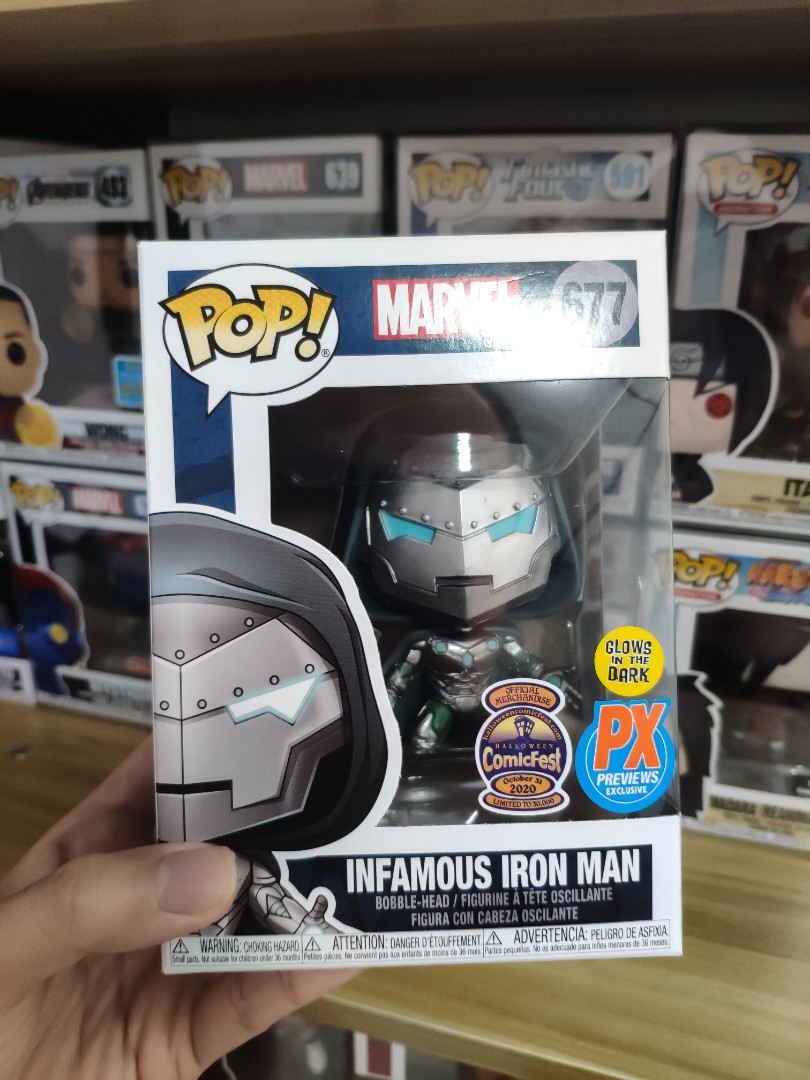 Funko Pop! Infamous Iron man, Hobbies & Toys, Toys & Games on Carousell