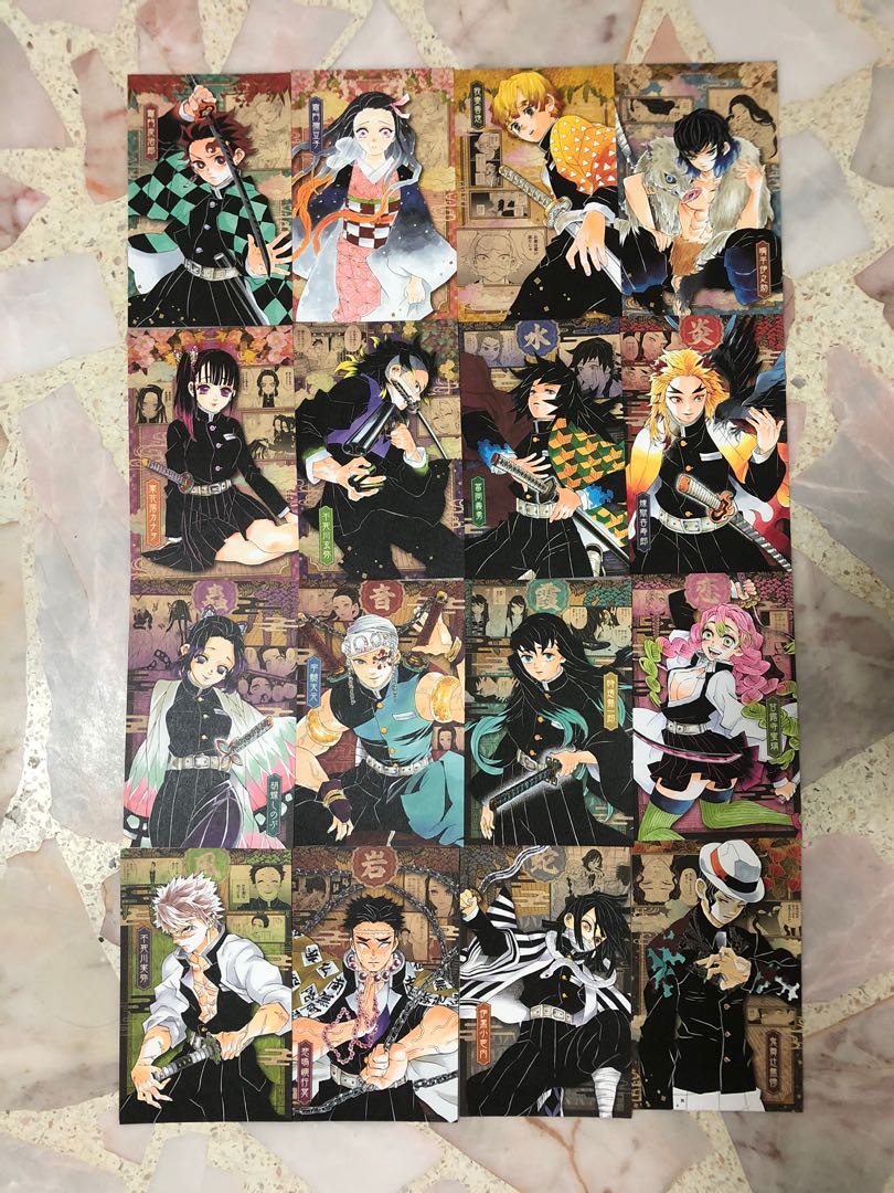 kimetsu no yaiba official postcards from manga vol. 20 demon slayer ...