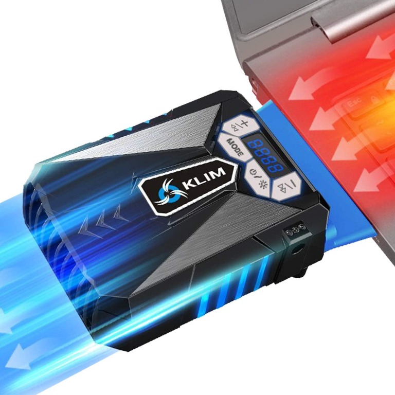 KLIM™ Cool Universal Gaming Laptop PC Cooler - High Performance Fan for ...