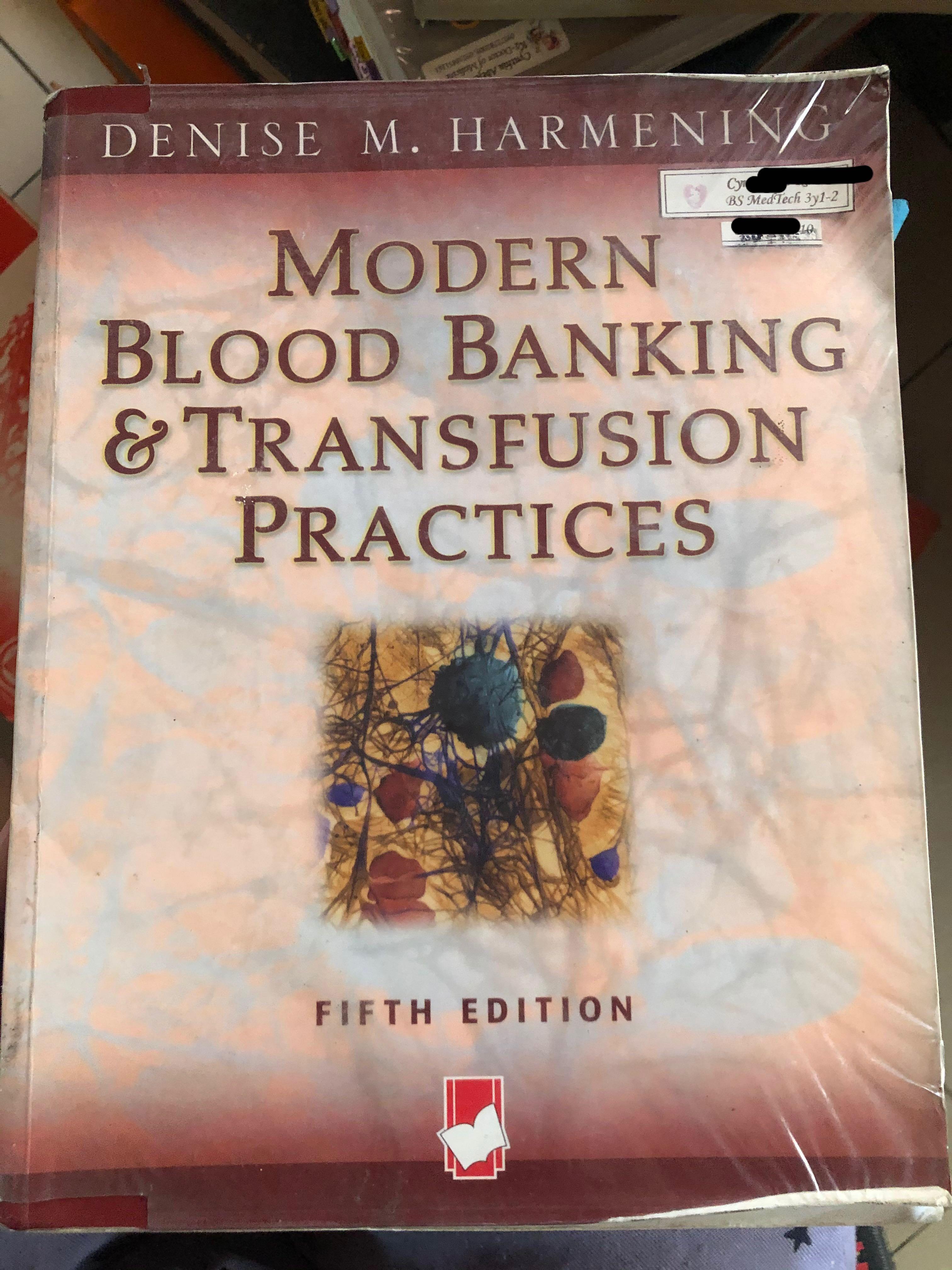 Modern Blood Bank & Transfusion Practices, Hobbies & Toys, Books ...