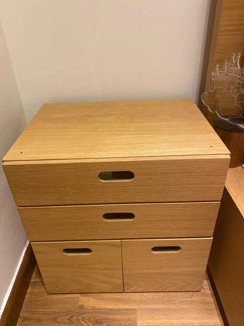 Muji Modular Side Table, Furniture, Tables & Chairs on Carousell