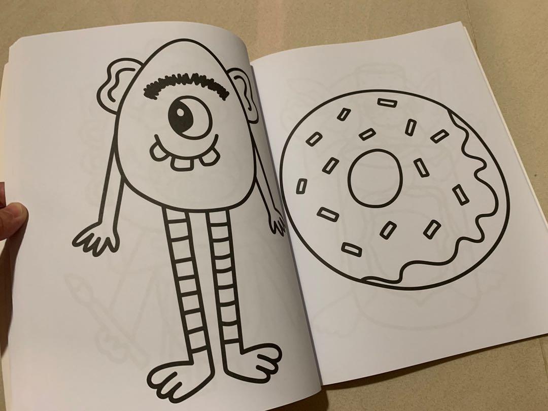 My First Big Book Of Monsters Coloring Book, Hobbies & Toys, Books ...