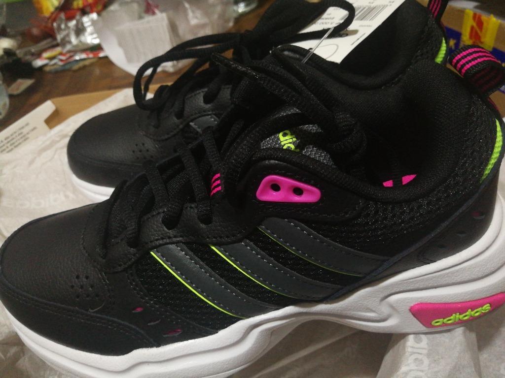 NEW (Authentic) Adidas Strutter Training Shoes/ Sneakers black & pink ...