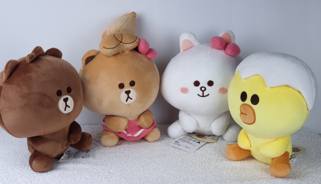 New Line Friends Plush, Hobbies & Toys, Toys & Games on Carousell