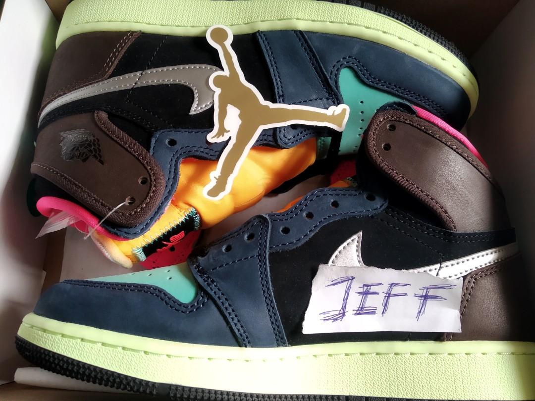 Nike Air Jordan 1 Tokyo Bio Hack GS, Men's Fashion, Footwear, Sneakers ...