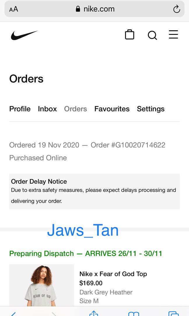 Nike x Fear of God FOG NBA tee, Men's Fashion, Tops & Sets, Tshirts ...