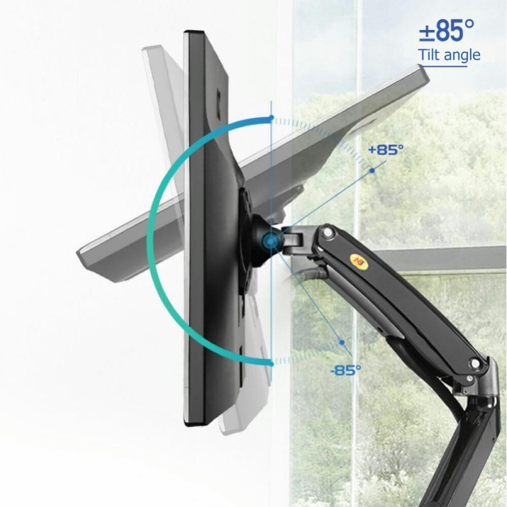 North Bayou NB F100A Gas Spring Arm 22-35 inch Screen Monitor Holder ...