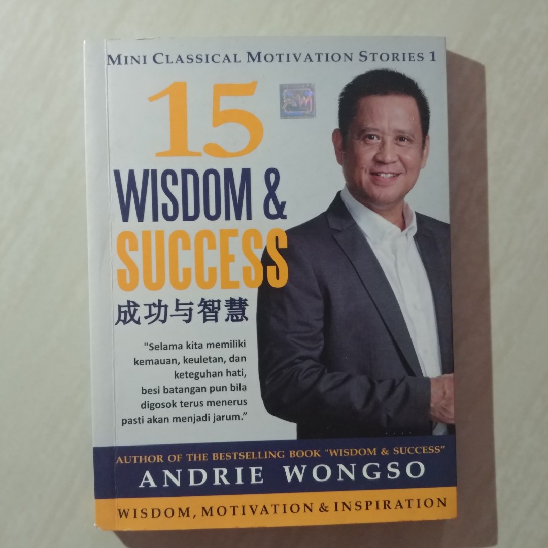 #novjajan 15 wisdom&success Buku Motivasi by andrie wongso, Buku & Alat ...