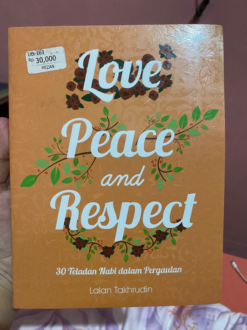 #novjajan Love, Peace and Respect (islamic book), Buku & Alat Tulis ...