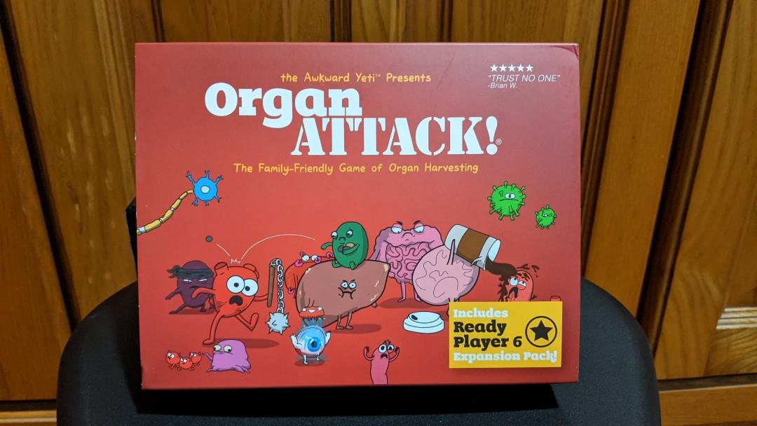 Organ ATTACK! Card Game, Hobbies & Toys, Toys & Games on Carousell