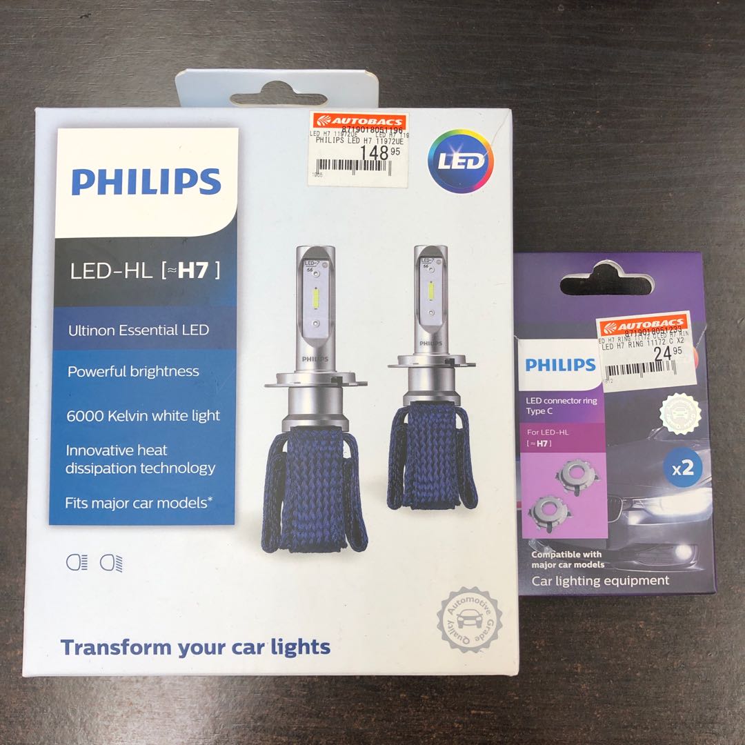 Philips LED-HL H7 Headlamps, Car Accessories, Electronics & Lights on ...