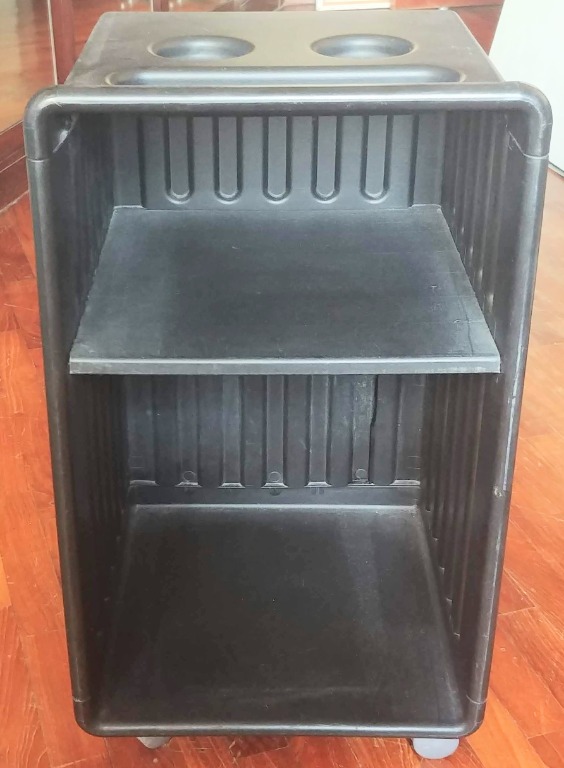 Plastic Moulded artist shelves on wheels, Furniture & Home Living ...