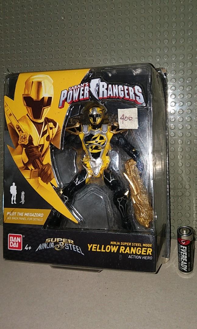 Power rangers super ninja steel yellow ranger, Hobbies & Toys, Toys ...