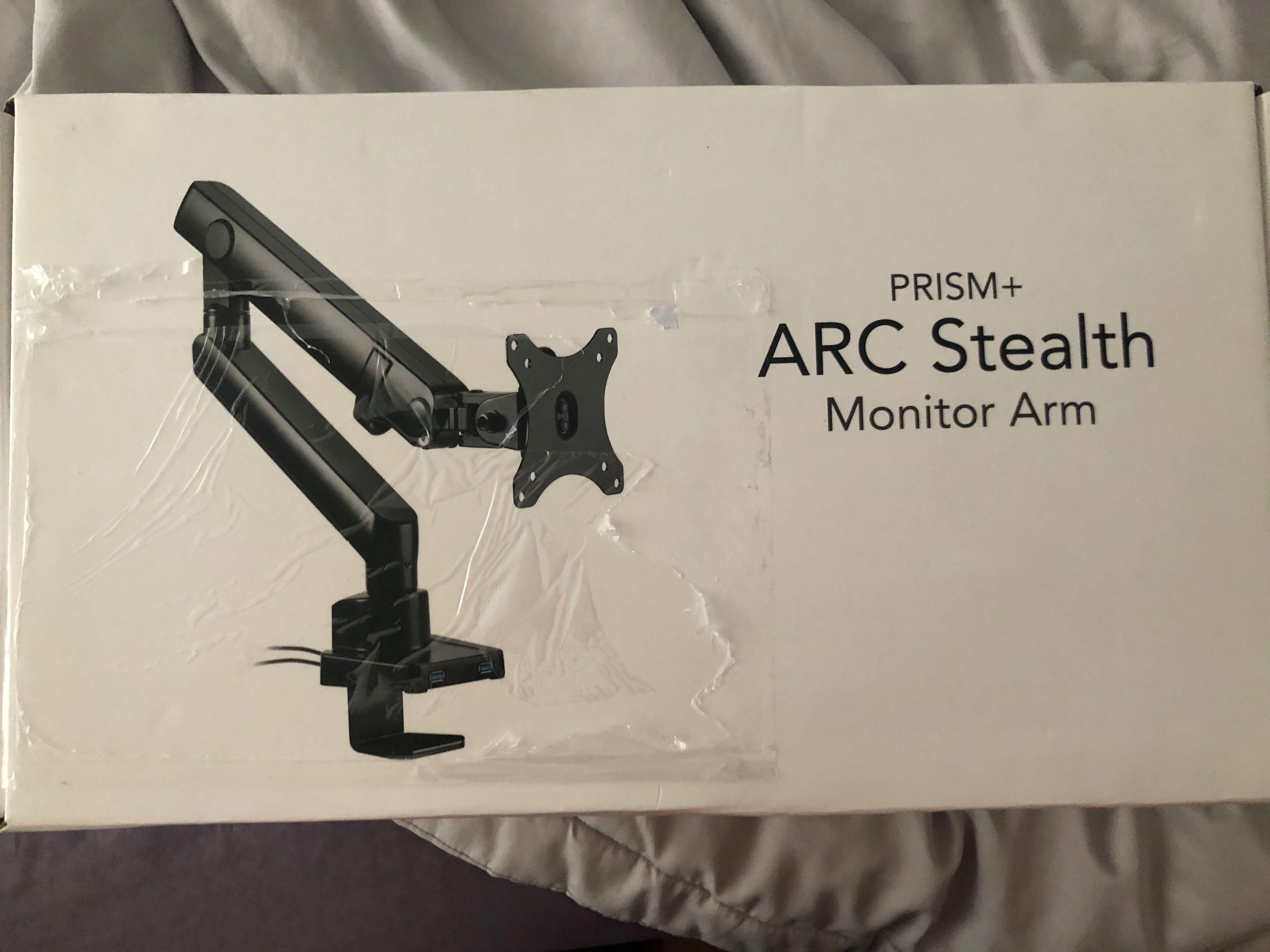 Prism+ Arc Stealth Monitor Arm, Computers & Tech, Parts & Accessories ...