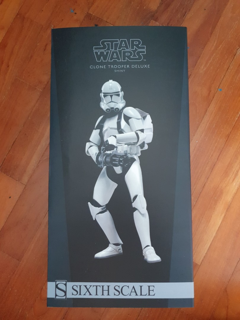 Sideshow collectible clone trooper deluxe (Shiny), Hobbies & Toys, Toys ...