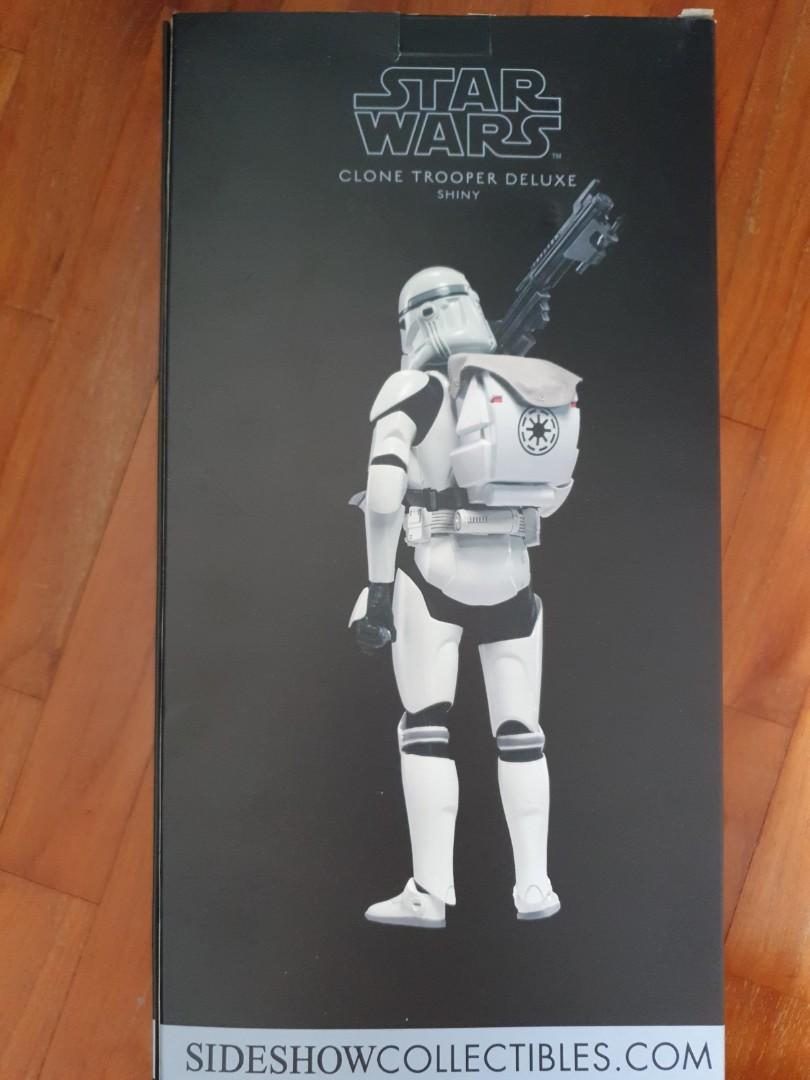 Sideshow collectible clone trooper deluxe (Shiny), Hobbies & Toys, Toys ...