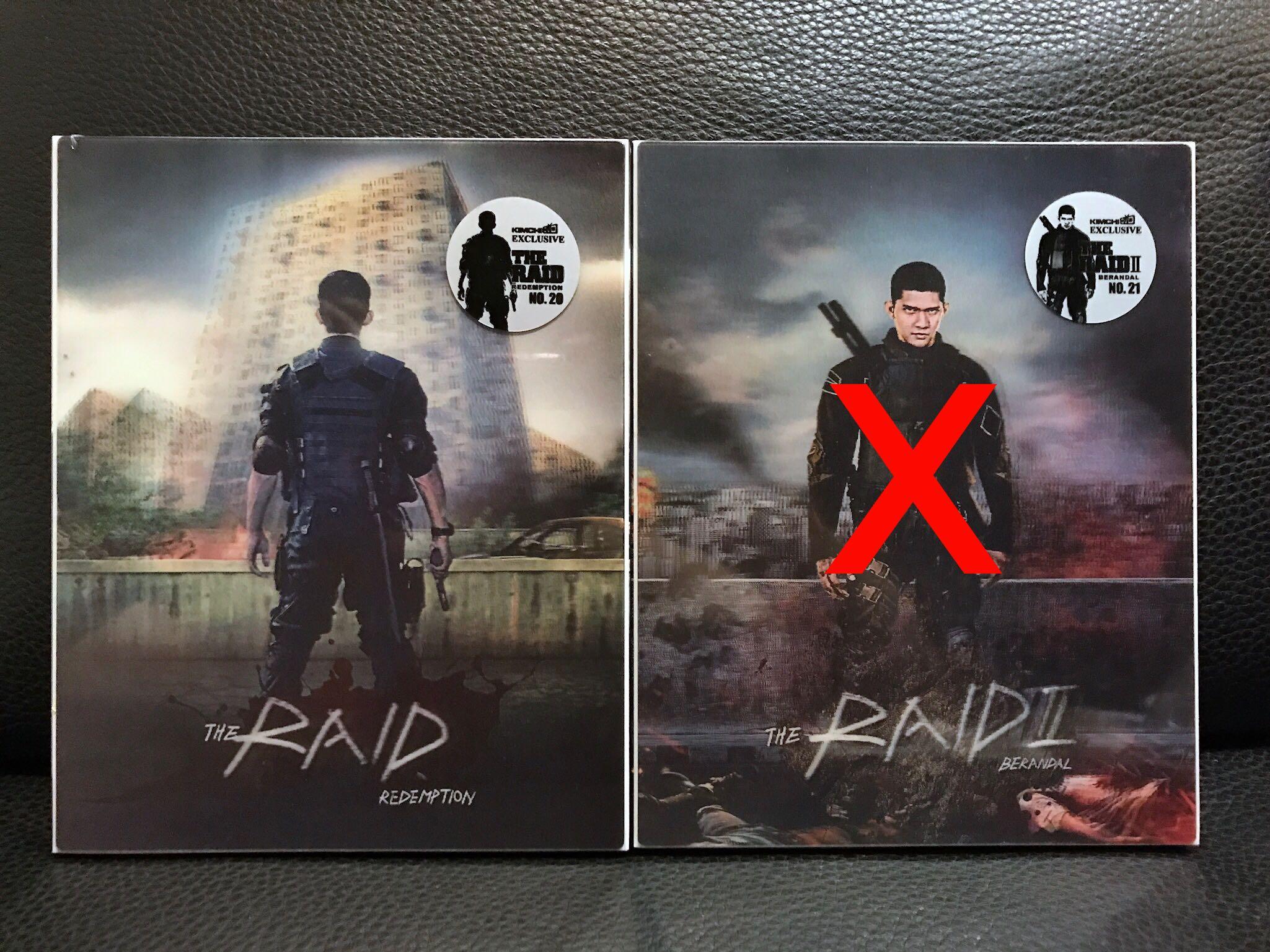 THE RAID Blu-ray Steelbooks (1) Play.com UK Exclusive Debossed Edition ...