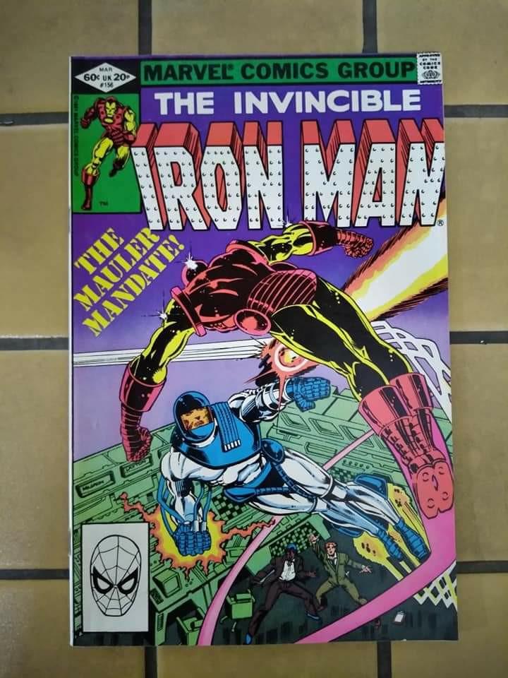 1st cover & full app Mauler ( Iron Man #156 ) Bob Layton - Cover Art ...